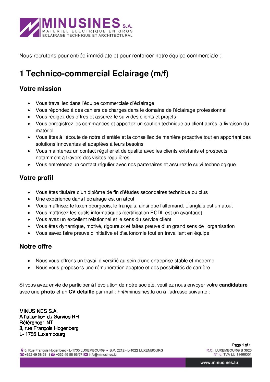 technico-commercial - Crcm-tl